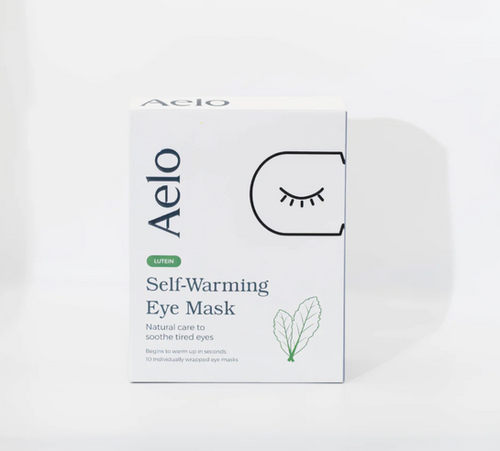 NEW Self Heating Eye Masks with Lutein - by Aelo | Well & Ness