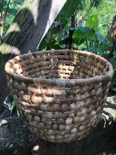 Banana Leaf & Screwpine Leaf Basket - Handmade in Jamaica ...