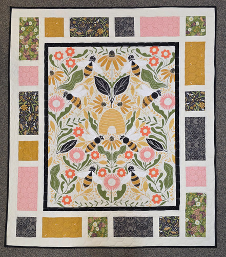Bee Garden Quilt Kit | Valley Fabric