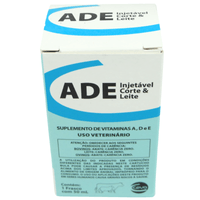 Suplemento Vitamínico Injetável Bovinos e Ovinos ADE Corte e Leite ...