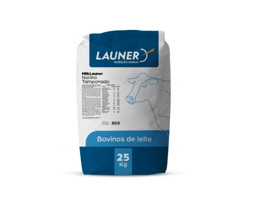 Suplemento Alimentar Bovinos Milklauner Núcleo Tamponado com 25kg ...