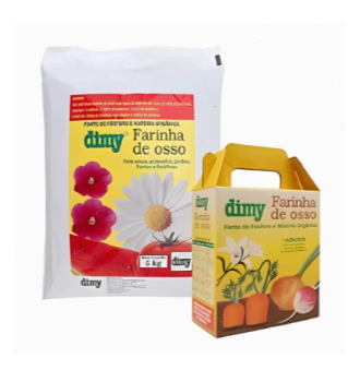 Adubo Orgânico Farinha de Osso 500gr - Dimy | Natural Kingdom