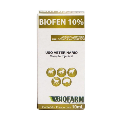 Anti-inflamatório Linha Grandes Animais Biofen 10% Injetável 10ml ...