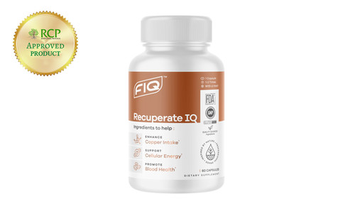 FIQ Recuperate IQ 60 Copper Capsules | Aim For Wellness