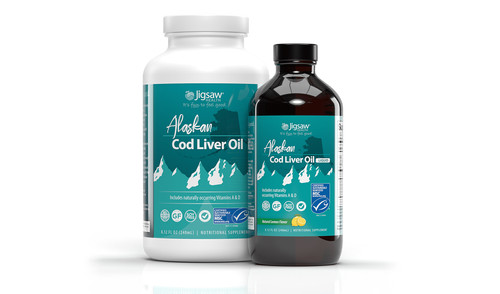 Jigsaw Alaskan Cod Liver Oil™ 240ml (liquid and softgel options) | Aim ...