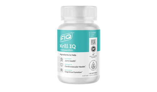 FIQ Krill IQ+Astaxanthin 60 softgels | Aim For Wellness