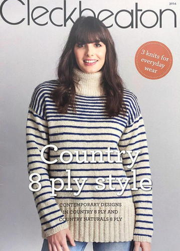 Cleckheaton Country 8ply Style 3014 - Knitting Book - 3 Designs For ...