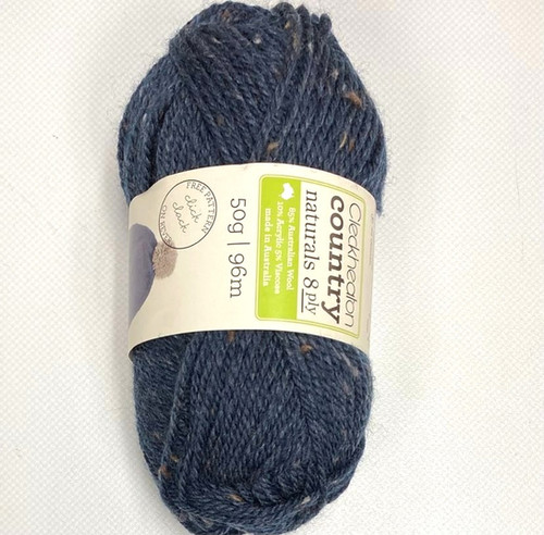 Cleckheaton Country Naturals 8ply - Wool Tweed Blend - Quality Yarn ...