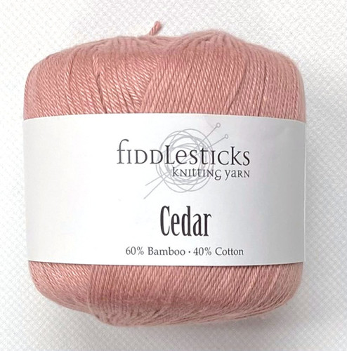 Fiddlesticks Cedar 6ply Cotton Bamboo Yarn - Quality Cotton Blend ...