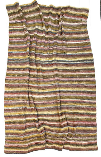 Alpine Knitted Rug PDF Pattern - 8ply | The Blue Box