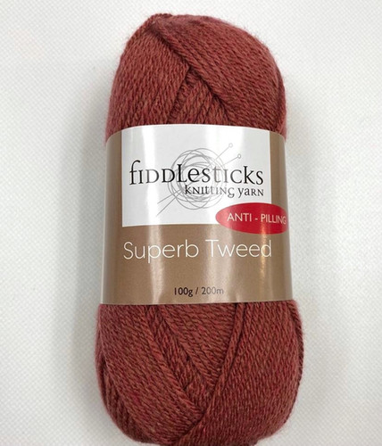 Fiddlesticks Superb Tweed 10ply Anti-Pilling Acrylic Yarn - Premium ...