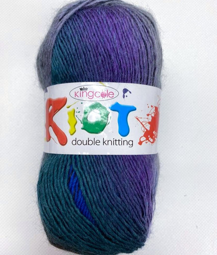 King Cole Riot DK - Variegated 8ply Quality Wool Blend Yarn | The Blue Box