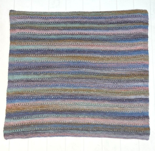 Little Sierra Rug PDF Pattern - Knitted Baby Rug Size 100cm x 110cm ...