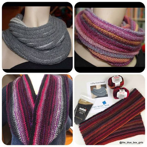 4ply Cowl Scarf PDF Pattern | The Blue Box