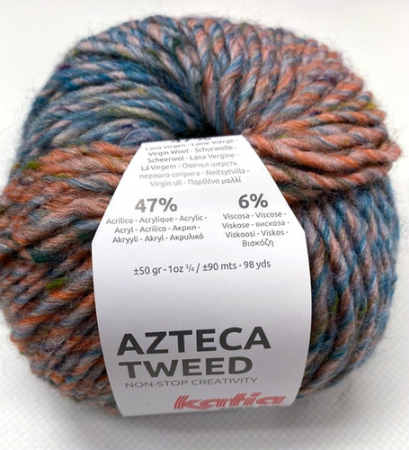 Katia Azteca Tweed 10ply Variegated Chunky Quality Yarn | The Blue Box