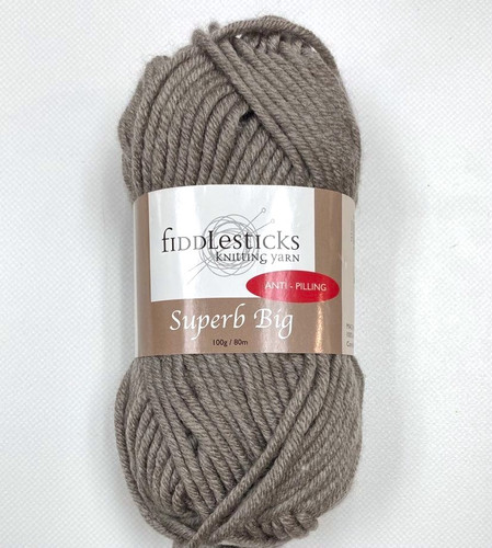 Fiddlesticks Superb Big - Super Chunky Acrylic Yarn- Neutral Colours ...