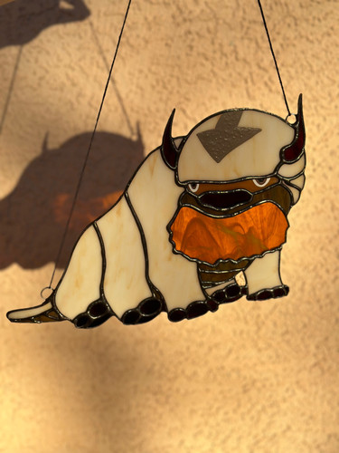 Appa Eating Hay | Glassified Studio