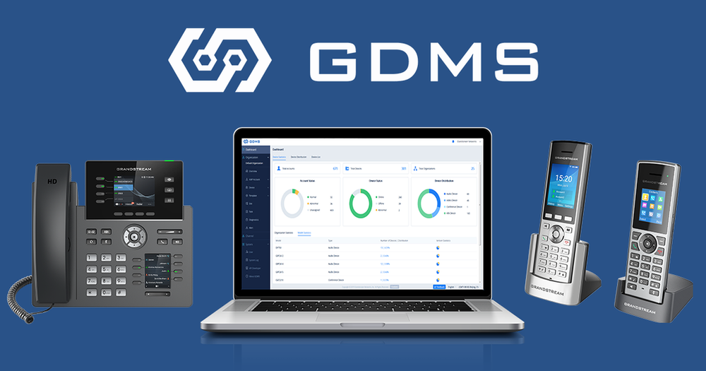 Grandstream Device Management System (GDMS), is now officially launched