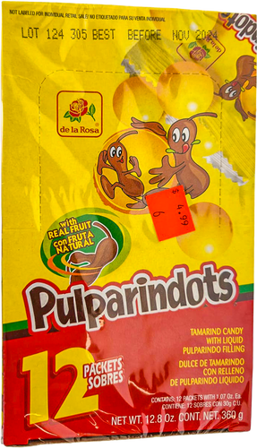 Pulparindots Tamarind Candy with liquid Pulparindo Filling | El Padrino ...