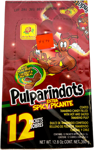 Pulparindots Extra Picante coated Tamarind Candy | El Padrino Piñata ...