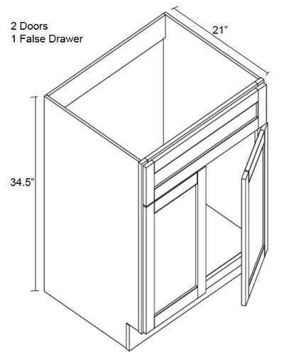 VSB36 (Vanity Drawer Base Cabinet, 36" wide ) | Factory2U Cabinet