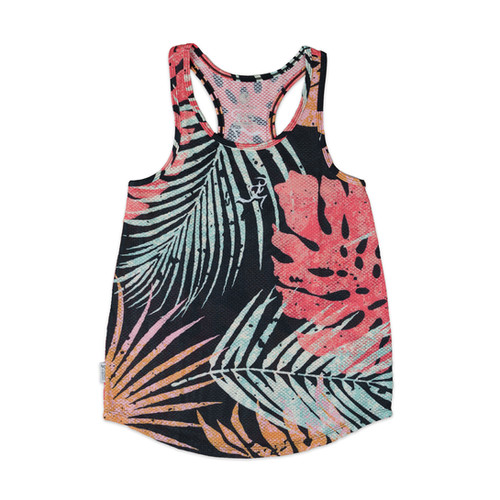 RNG Beach Singlet- Tropical Black - Women's | RUNGUAM