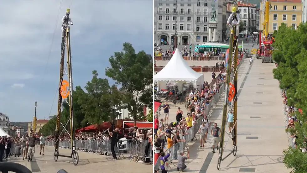 World's Tallest Rideable Bicycle | OGN Daily