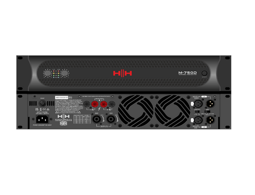 HH Electronics M-1500D - 2 Channel Power Amplifiers 2x1500W @ 4Ohm ...