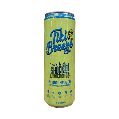 Nitro Caffeinated Lemonade Cans | Tiki Breeze