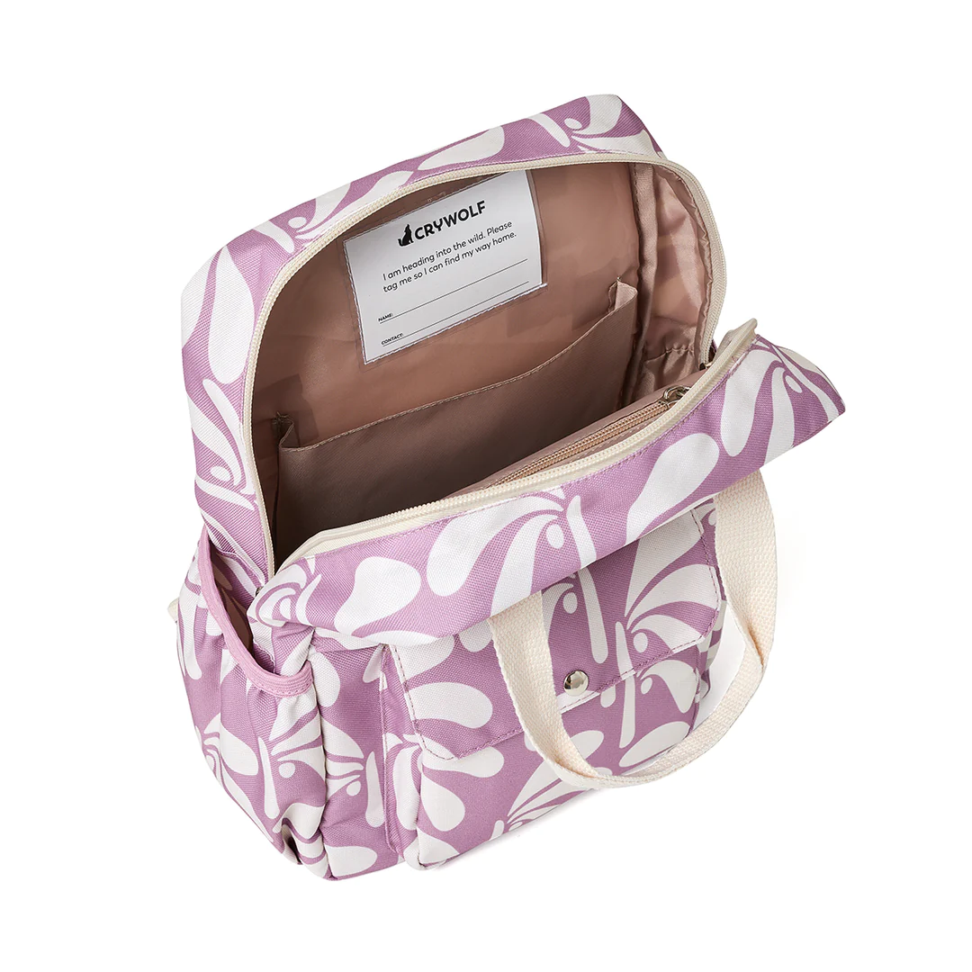 Mini Backpack Lilac Palms | The Faraway Tree Cha