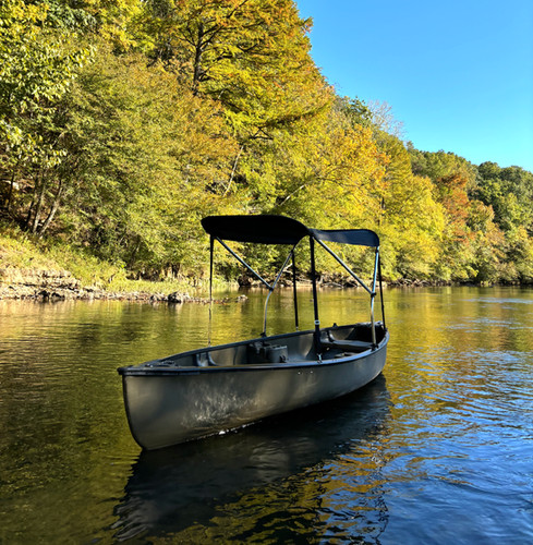 SunPro (Lab Certified 50+ UPF) - Canoe/Kayak Sun Shade | Cypress Rowe