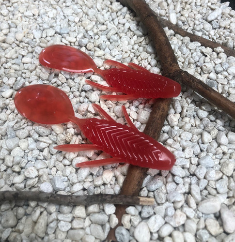 5 Inch Paddle BugRibbon tail worm | mysite-1Mayo's hand poured baits