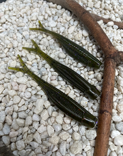 Mayos Tracer Minnow 4 inchRibbon tail worm | mysite-1Mayo's hand poured ...