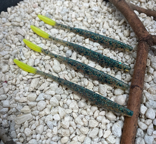 Mayo's Minnow 5.25 Inch Drop Shot and Finesse Minnow with Custom Color ...