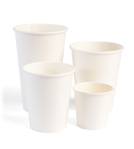 White Matte Single Wall Cup | Lombard Packaging