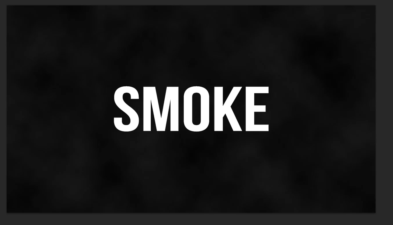 Smoke Text Effect in Photoshop | Text Manipulation | Photoshop Tutorial