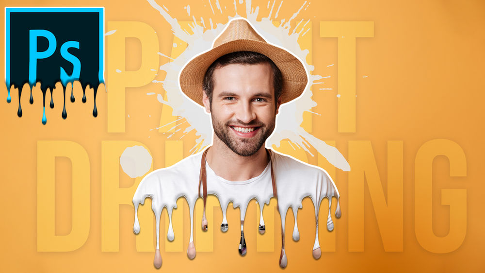 Paint Dripping Effect | Photoshop Effect | Photoshop Tutorial