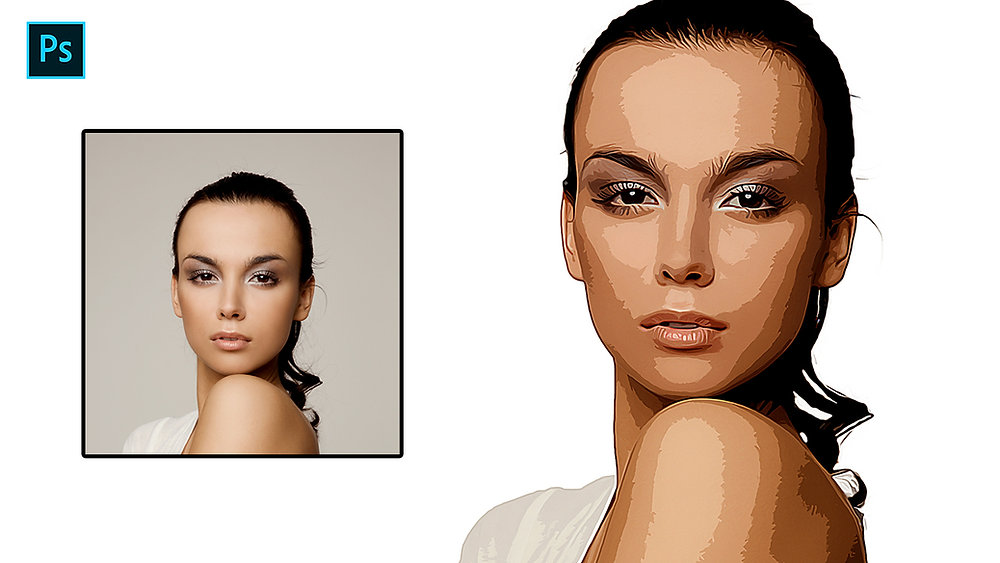 Vector Art Effect | Cartoon Effect | Photoshop Effects | Photoshop Tutorial