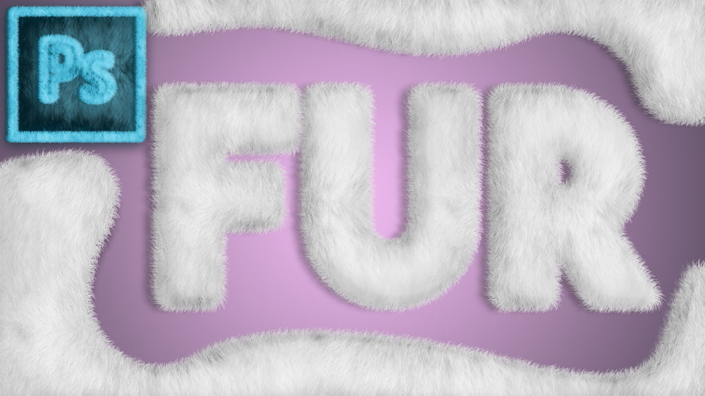 Fur Text Effect | Photoshop Effect | Photoshop Tutorial