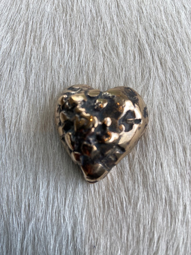 Bronze hjerte #8 | Dansk Natur Design