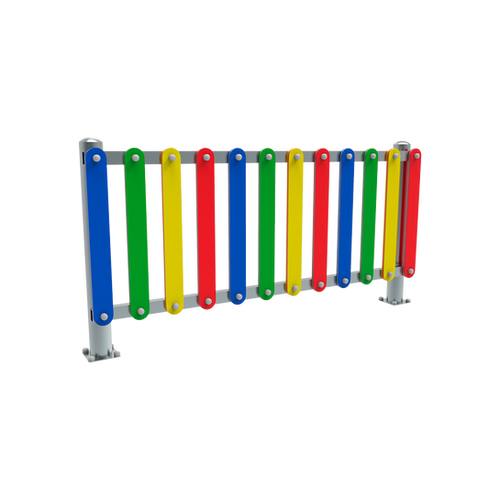 VALLA INFANTIL INOXIDABLE + HDPE ANTIVANDALICA - Ref. 1258