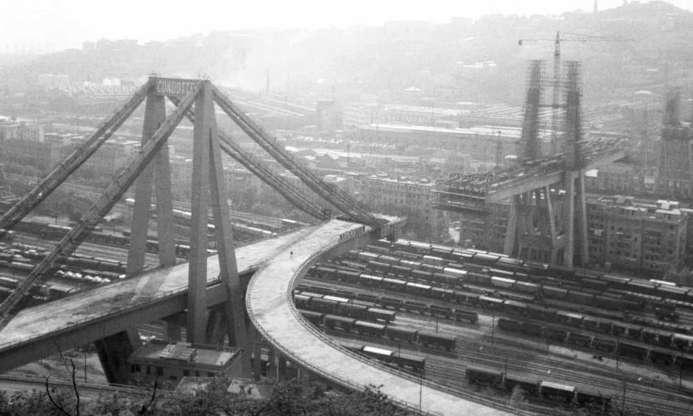 New Genoa bridge built in a record time of only 15 months after the ...