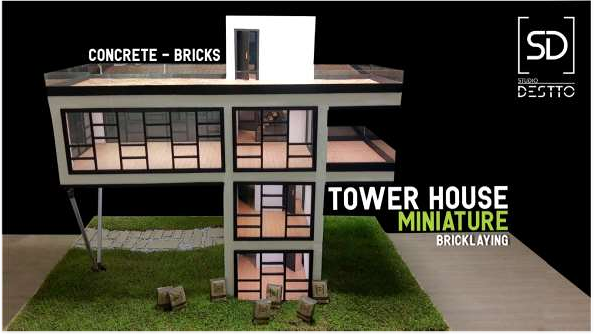 The Art of Scale in Construction: A Miniature House