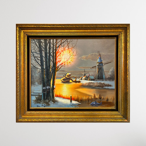 A Nice Dutch Landscape - Original Painting | Harnack Art