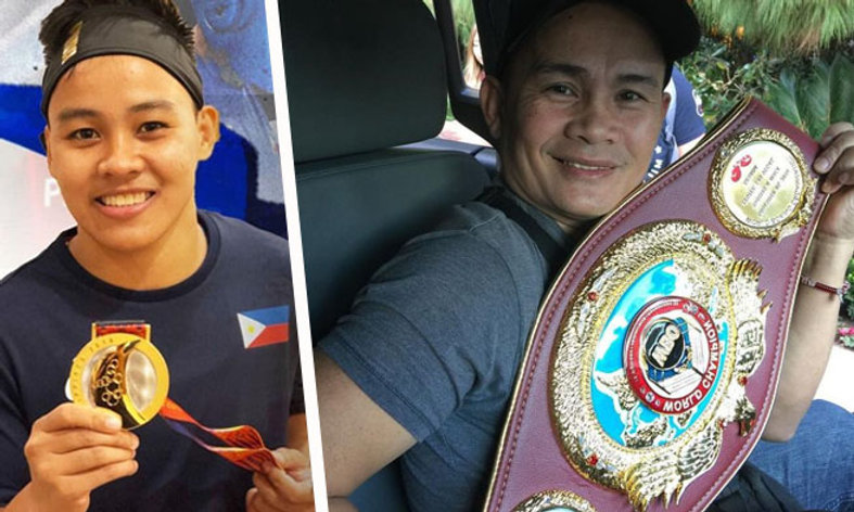 Petecio, pinayuhan ni 'Onyok' na durugin ang Japanese foe Petecio, pinayuhan ni 'Onyok' na durugin ang Japanese foe