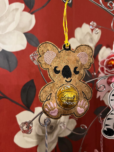 Koala Chocolate Tummy Animal | sew-heavenly-designs