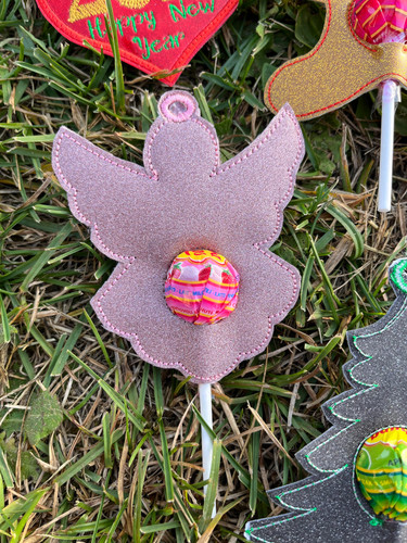 Xmas Lolly Holder Angel | sew-heavenly-designs