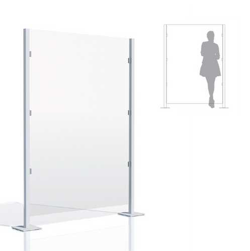 Freestanding Acrylic Shield | BIG Exhibits