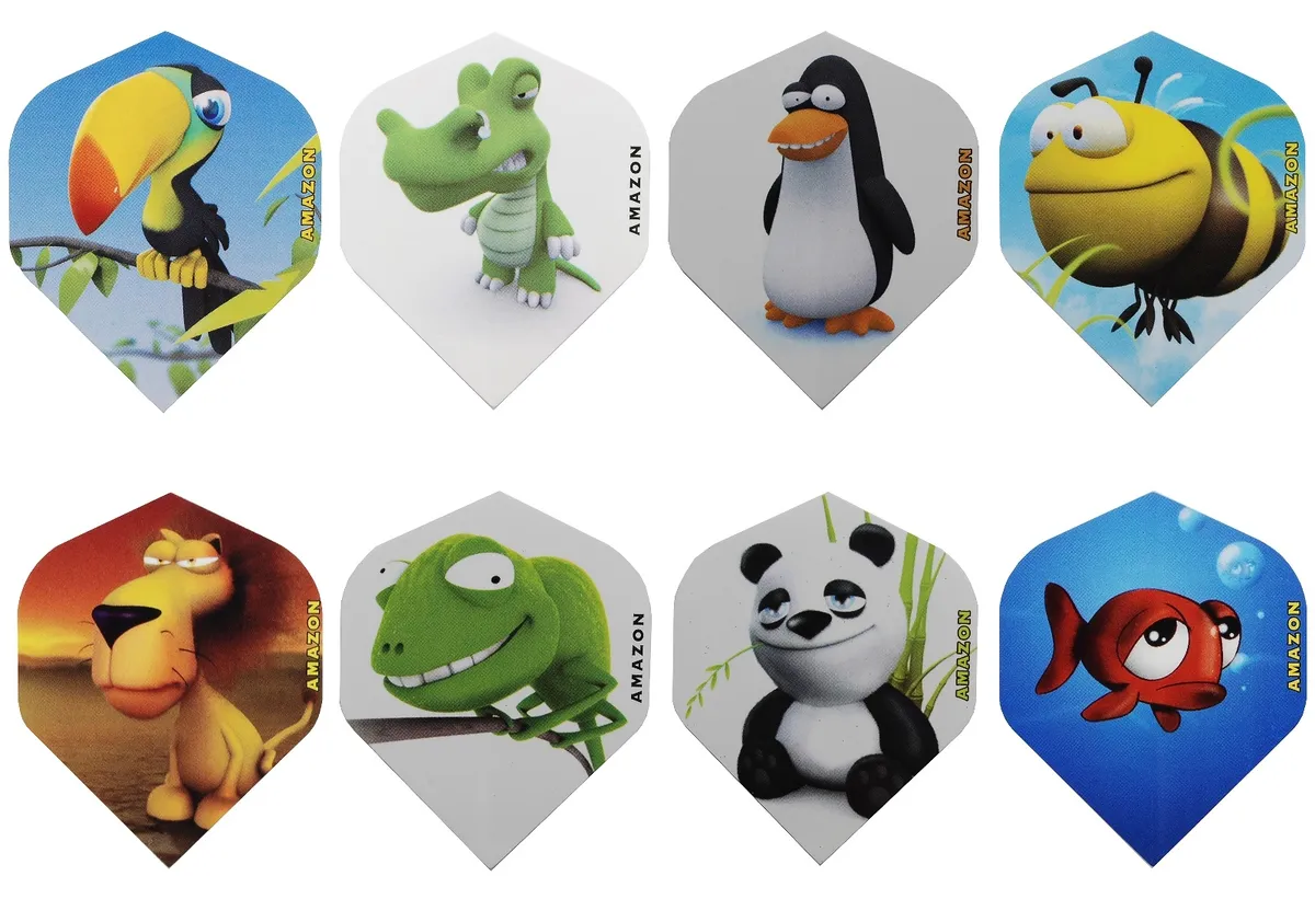 10 Sets Mixed Amazon Cartoon Flights | prodarts