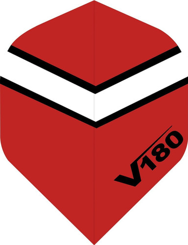 V180 Chevron Flights Red | prodarts